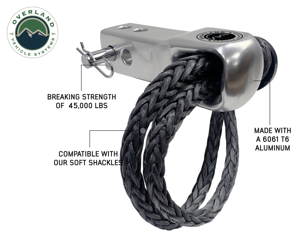 Aluminum Receiver Mount for Soft Shackle – Amsteelle Overland